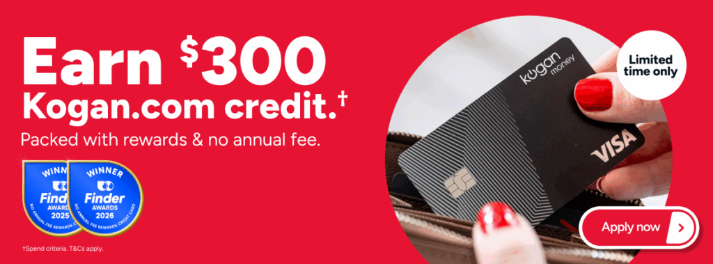 No Annual Fee Credit Card | Kogan Money